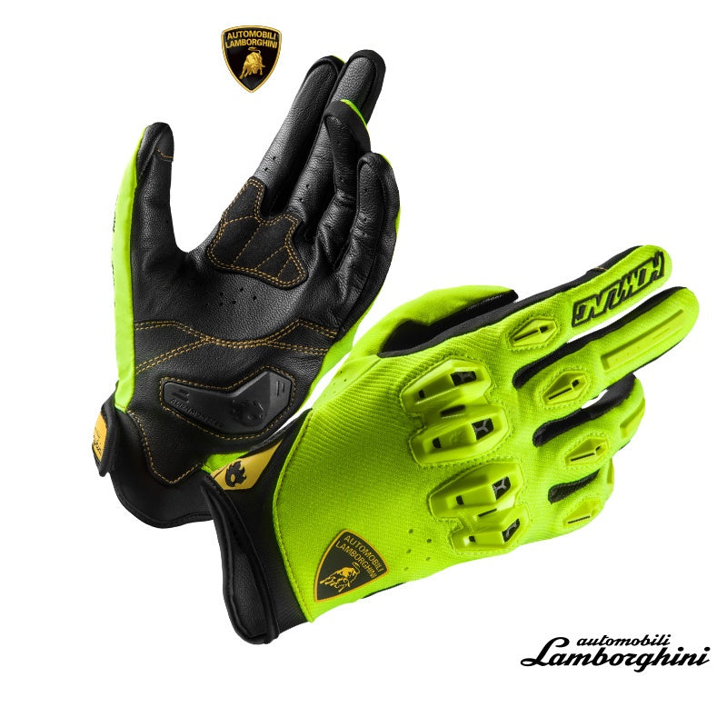 Lamborghini co-branded motorcycle leather gloves - G21